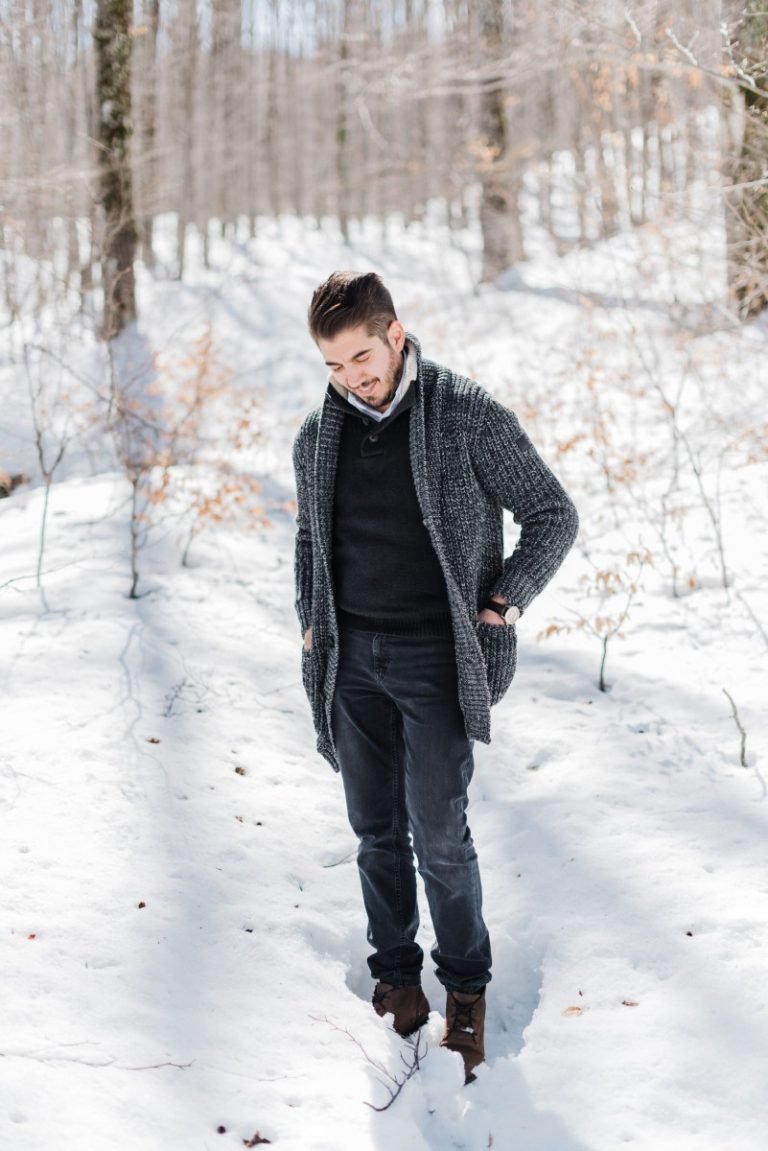 Alpine Snowy Engagement at the Vermion Mountains – Ellwed