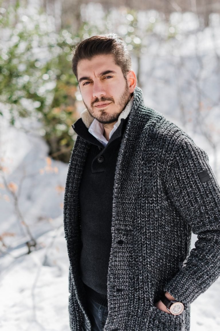 Alpine Snowy Engagement at the Vermion Mountains – Ellwed