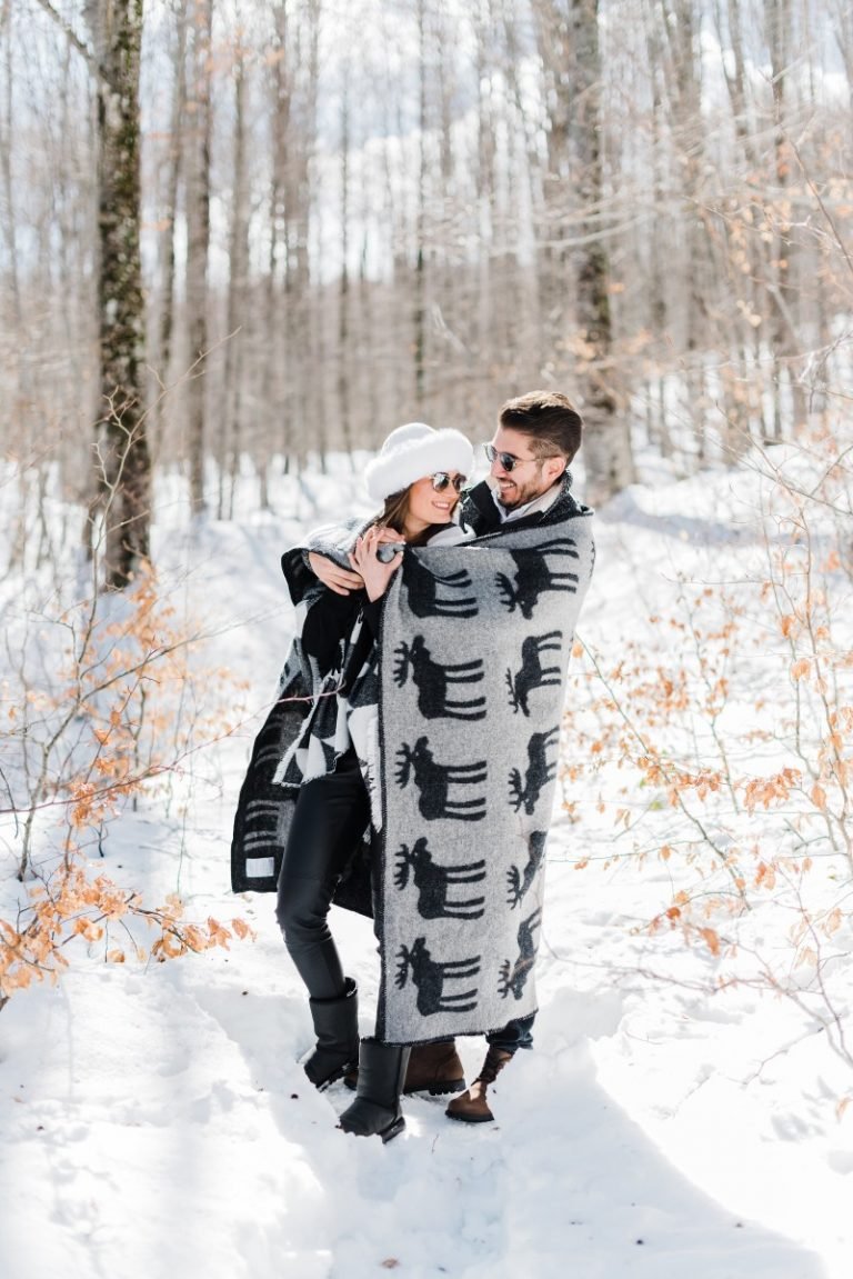 Alpine Snowy Engagement at the Vermion Mountains – Ellwed