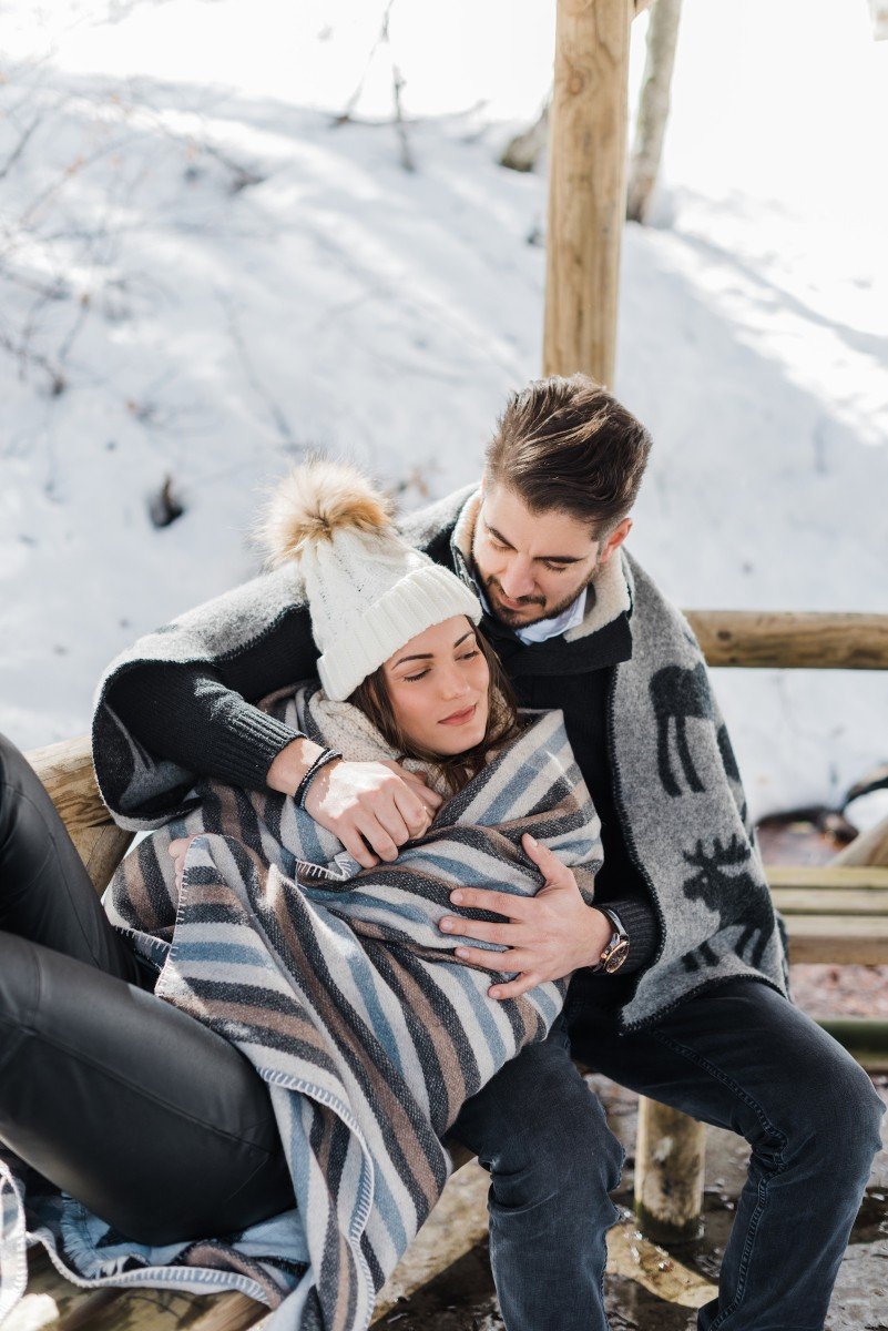 Alpine Snowy Engagement at the Vermion Mountains – Ellwed