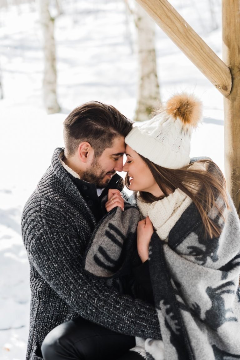 Alpine Snowy Engagement at the Vermion Mountains – Ellwed