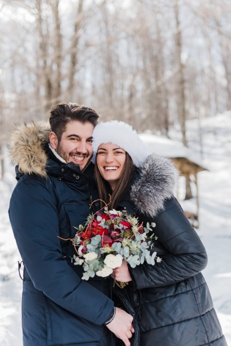 Alpine Snowy Engagement at the Vermion Mountains – Ellwed