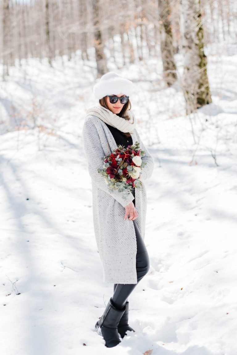 Alpine Snowy Engagement at the Vermion Mountains – Ellwed